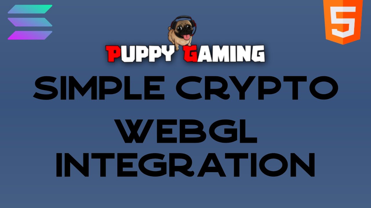 Simple Crypto WebGL Templates Asset Demo