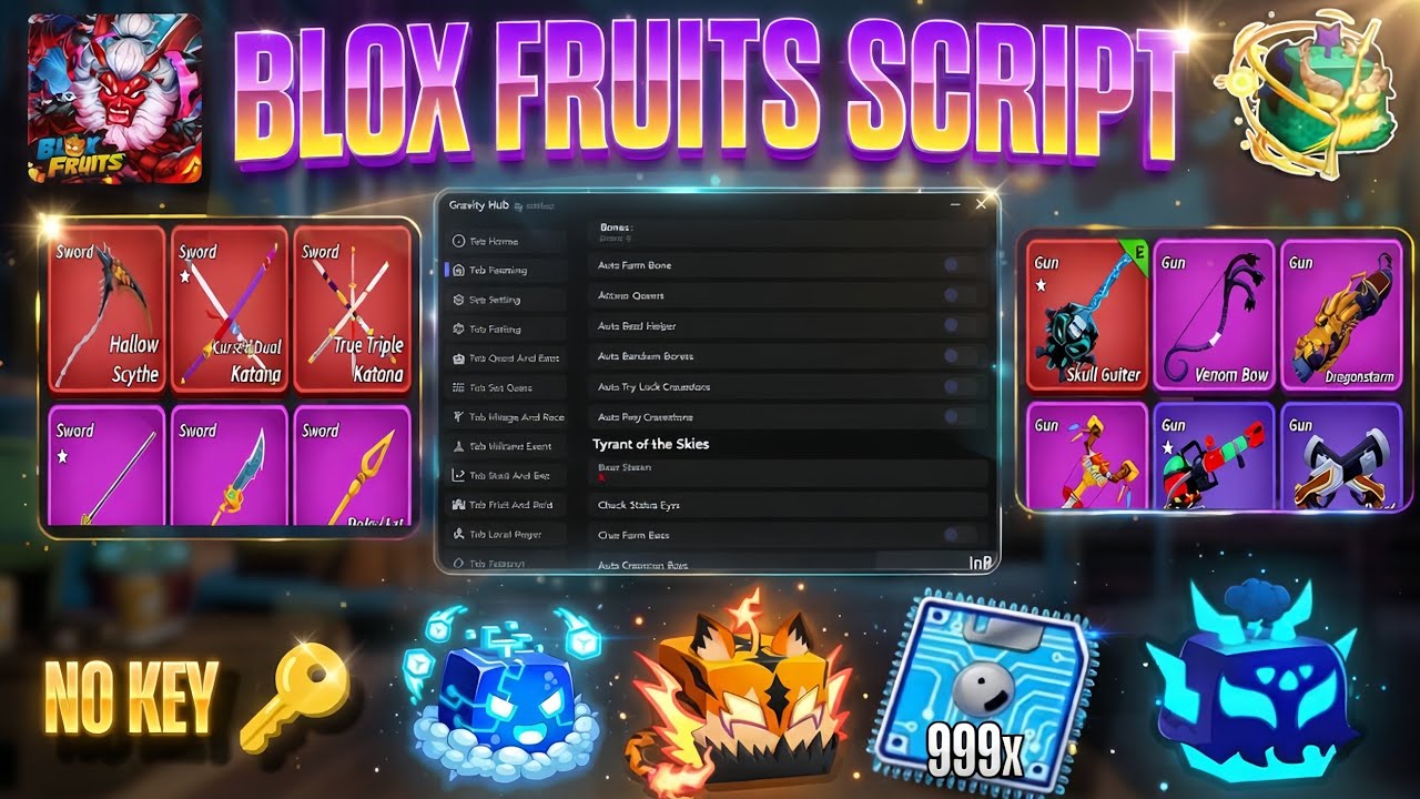 [☠️👑] Gravity Hub – Blox Fruits Script (No Key) [🎉]  #bloxfruits