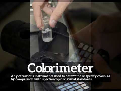 How Does Colorimeter Look? | What is Colorimeter? | How to Say Colorimeter in English?
