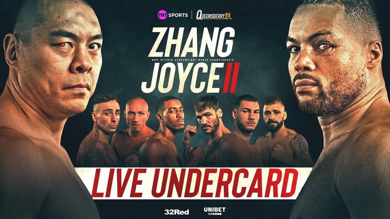 LIVE BOXING: Zhilei Zhang vs Joe Joyce 2 LIVE UNDERCARD! Featuring ...