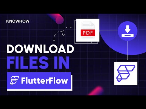 Download Files in FlutterFlow | No Code Development