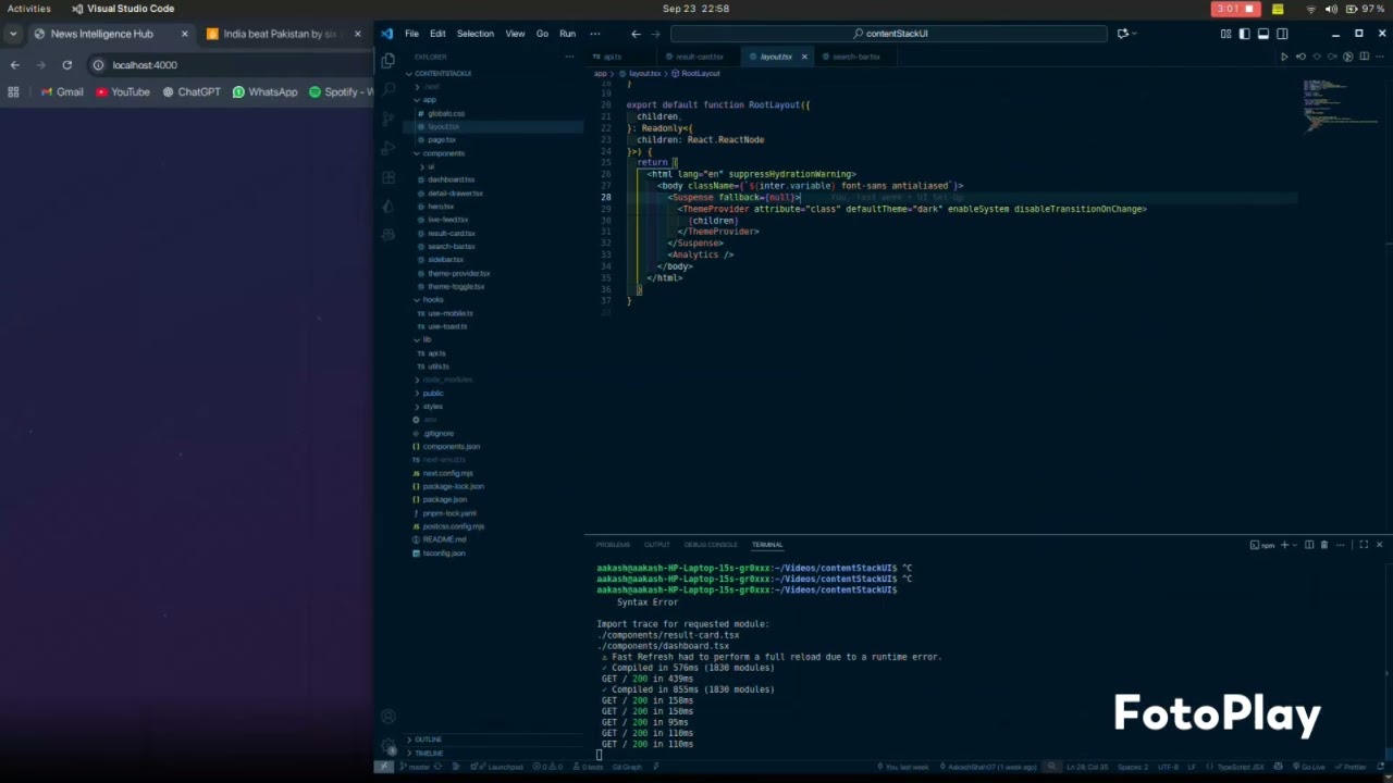 My content stack submission 