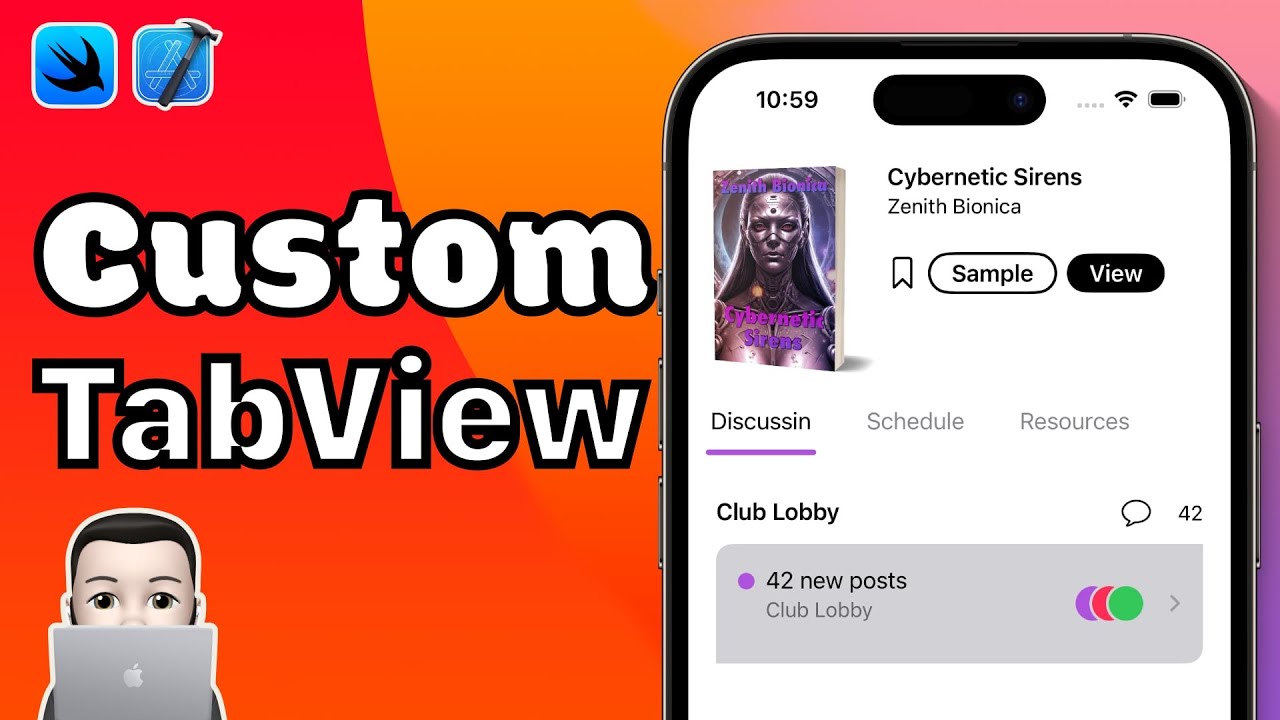 How to Make a Custom Tab Bar with Animation in SwiftUI – Step by Step for Beginners (2023)