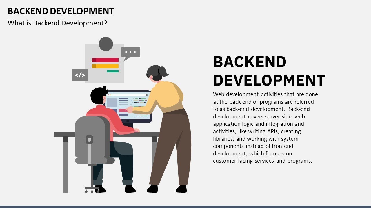 Backend Development Animated PowerPoint Slides
