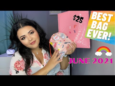 IPSY GLAM BAG PLUS JUNE 2021 UNBAGGING & CHOICES | Makeup subscription box review