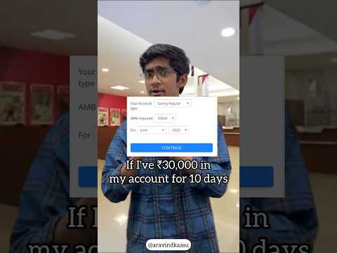 Minimum balance penalty