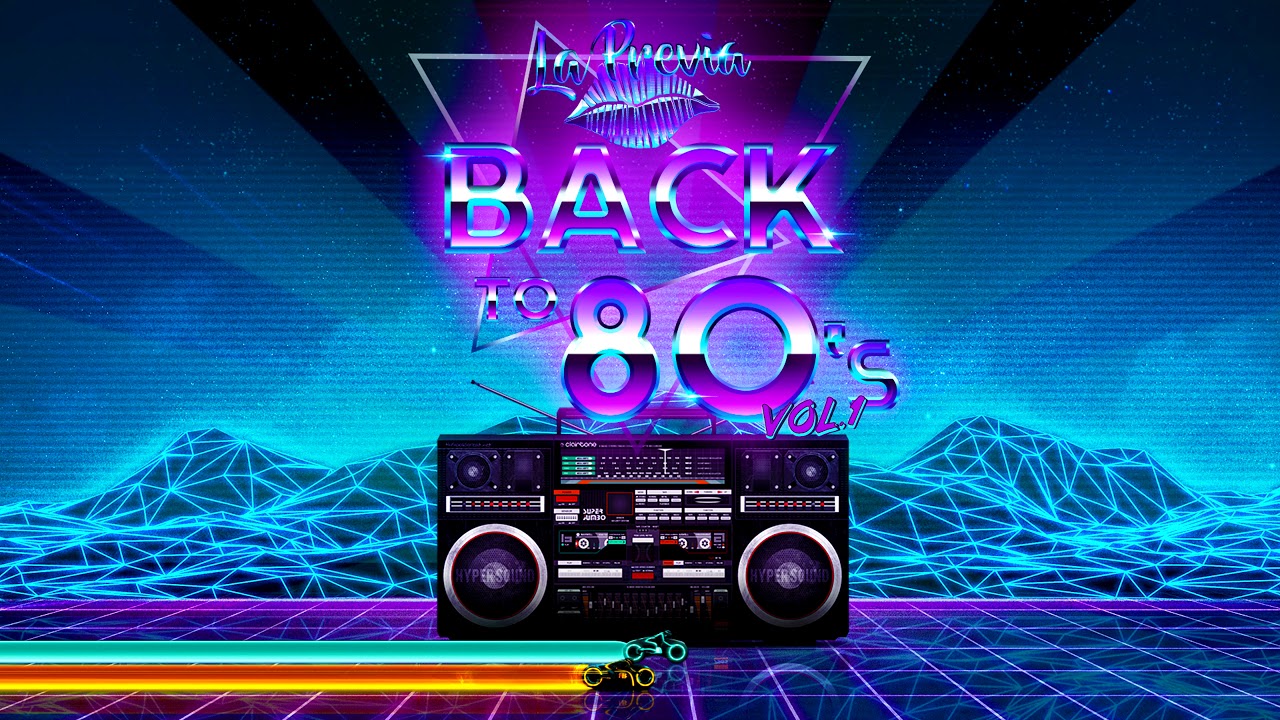 Back to 80's background