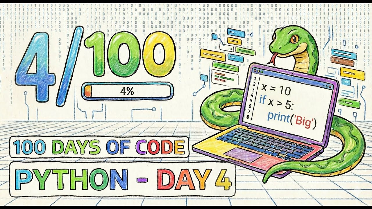 100 Days of Python – Day 4: Variables, Data Types & User Input