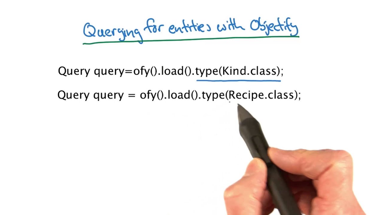 Query by Kind - Developing Scalable Apps with Java