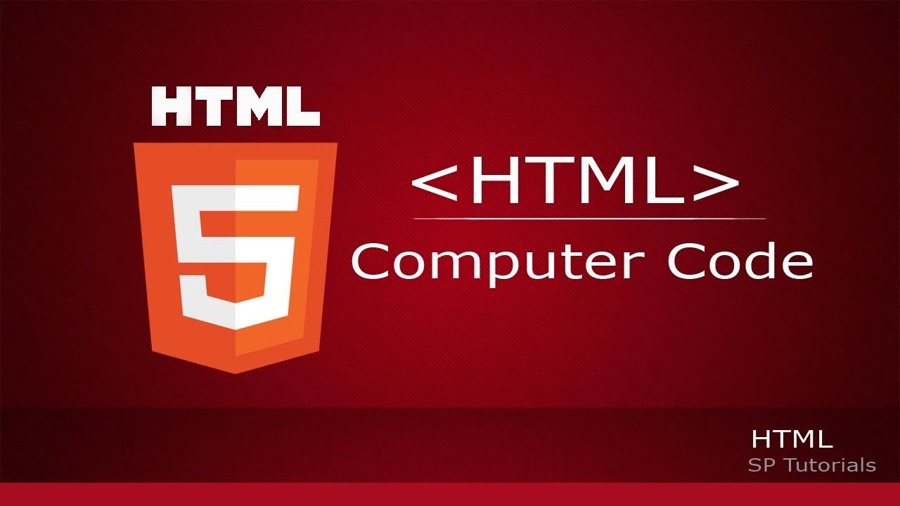 HTML Computer Code-Use Computer Code Elements [Part-24]