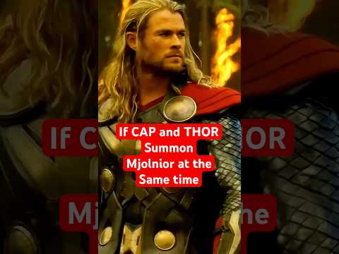 Who Does Mjölnir Choose: Thor or Captain America? #marvel #mcu #movie #facts #marvelstudios