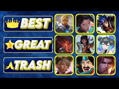 The "Official" Mobile Legends Tier List! (Epic - Mythic)
