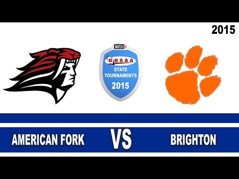 5A Boys Basketball: American Fork vs Brighton High School UHSAA 2015 State Tournament Round 1