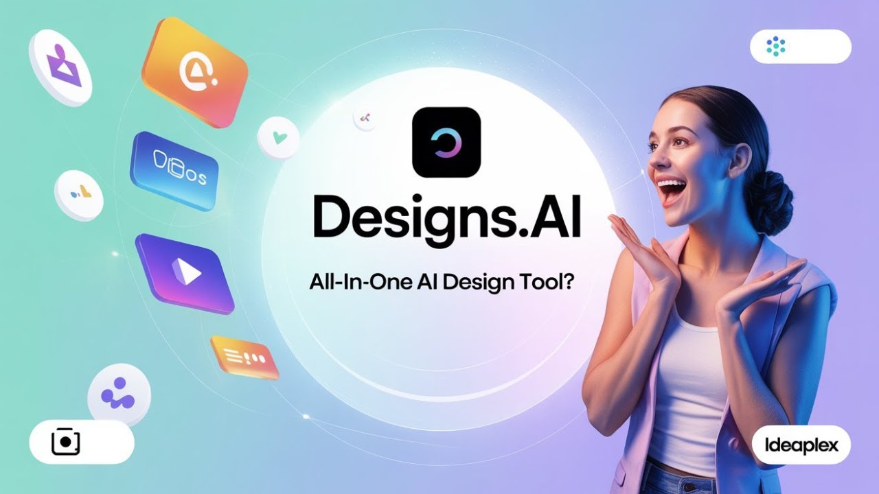 Designs AI | Can AI Really Do It All? | Logo, Video, Copy & More | AI powered Design tool | IdeaPlex