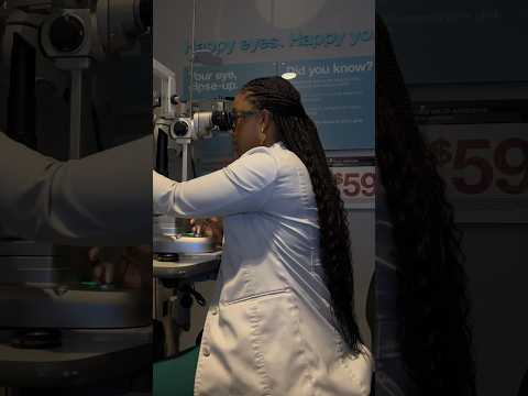 Day in the life of an optometrist! 👁️👁️🥼 #optometry #blackdoctors #eyecare