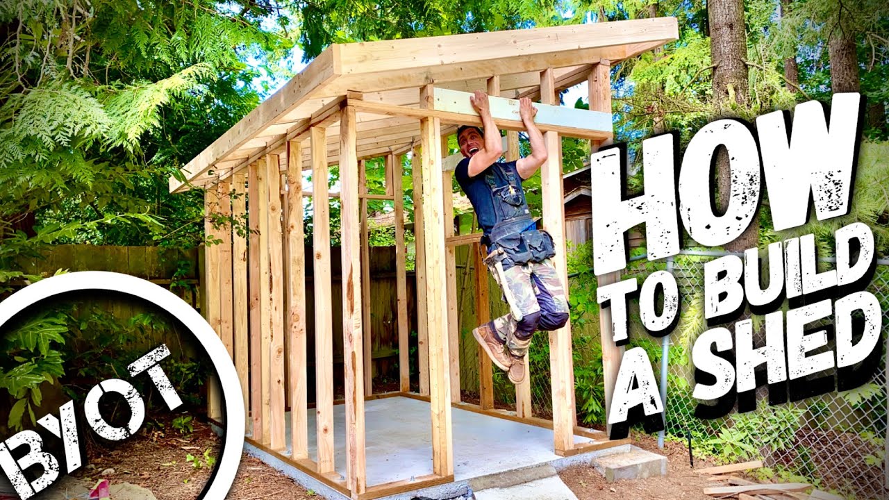 33 DIY Lean To Shed Plans That Are Inexpensive To Build – The Self ...