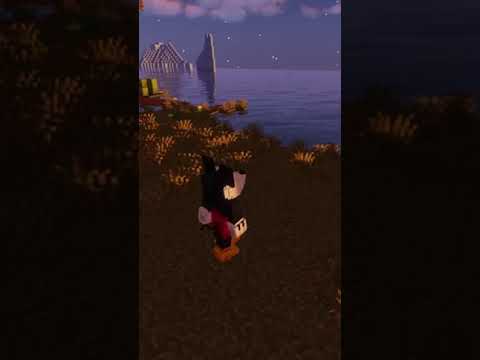 I made Mickey Mouse in Minecraft 3D #MickeyMouse