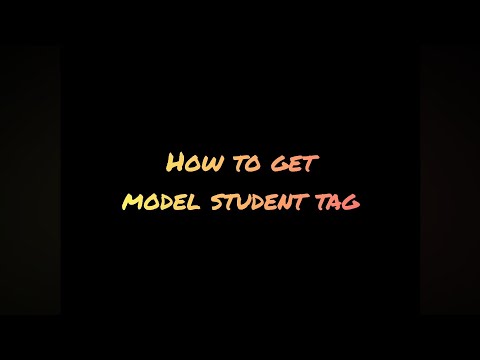 Play Together - Name Tag | Model Student