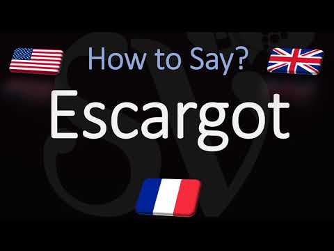How to Say 'Snail' in French? ? | How to Pronounce Escargot?