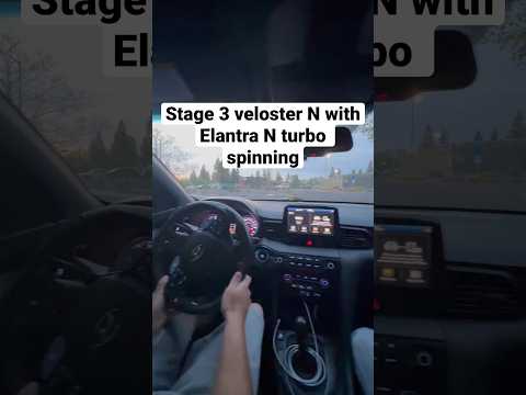 350WHP Veloster N quick 1st gear pull #turbo #velostern