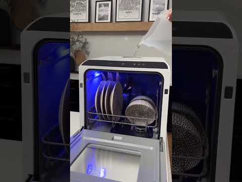 "No More Dirty Dishes! Try This Portable Dishwasher Today 🍽️✨"