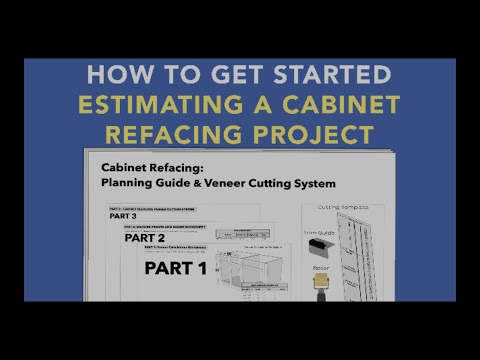 How to Get Started Estimating a Cabinet Refacing Project