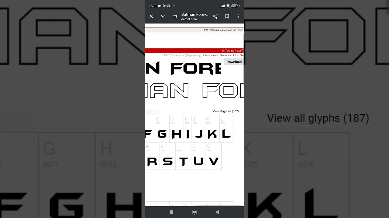 How to add Batman forever font (poopy tutorial)