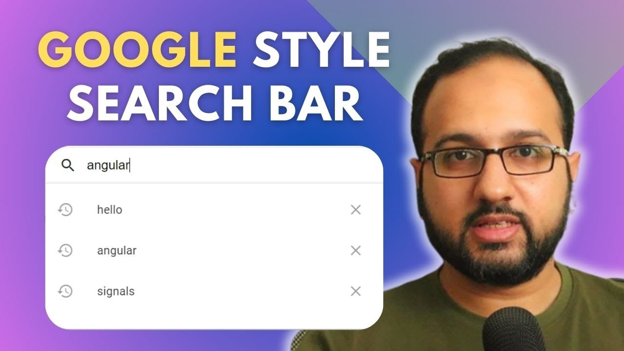 How to create a Google Style Search Bar with Angular CDK Overlay and Material!