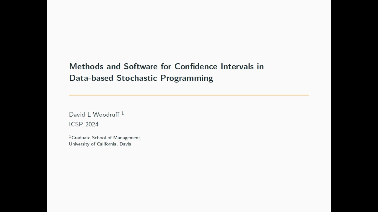 Stochastic Programming with an unknown probability distribution, but with MPI