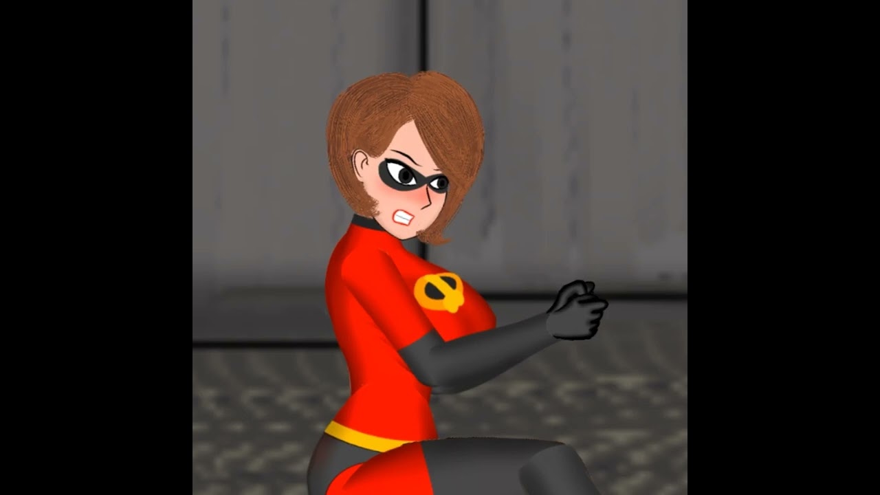 elastigirl cartoon 😡 #elastigirl #shorts