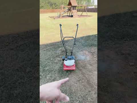 Harbor freight tiller👎🏼