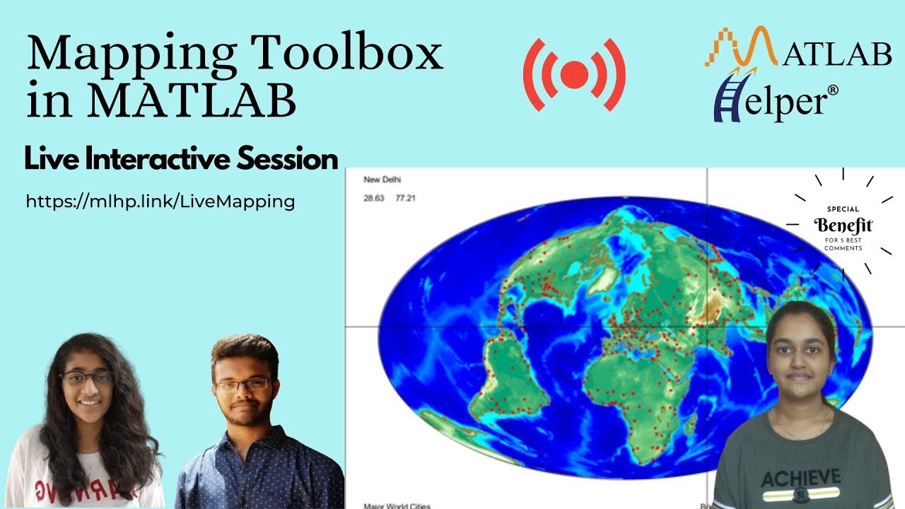 Mapping Toolbox | Live Interactive Session | @MATLABHelper