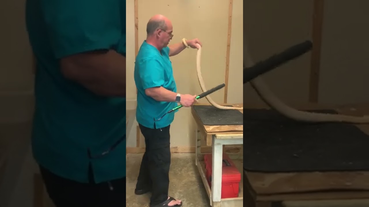 Bad grab while extracting cobra venom (no harm to anyone or the cobra)