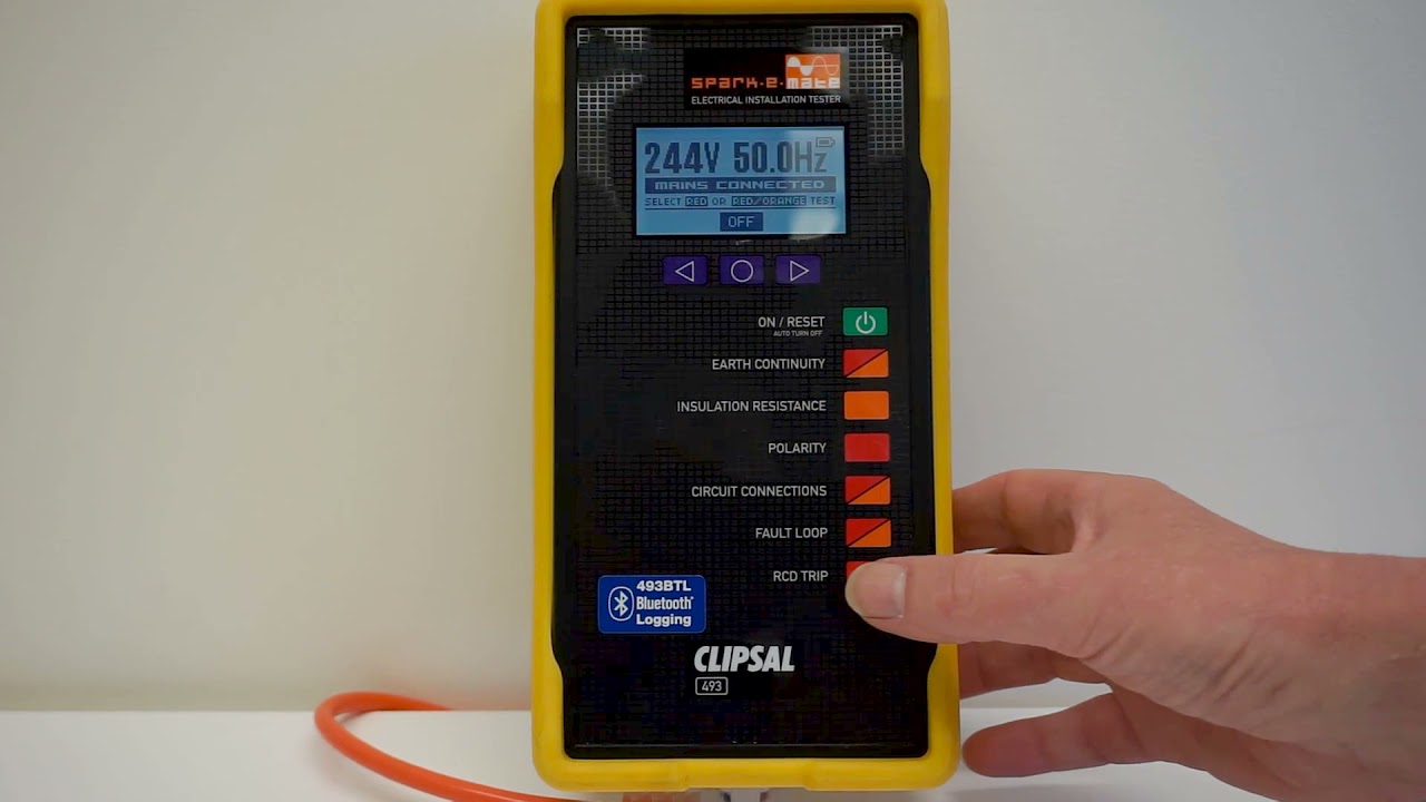 How to Perform an RCD Test on a 493 Spark'e'Mate | Schneider Electric Support