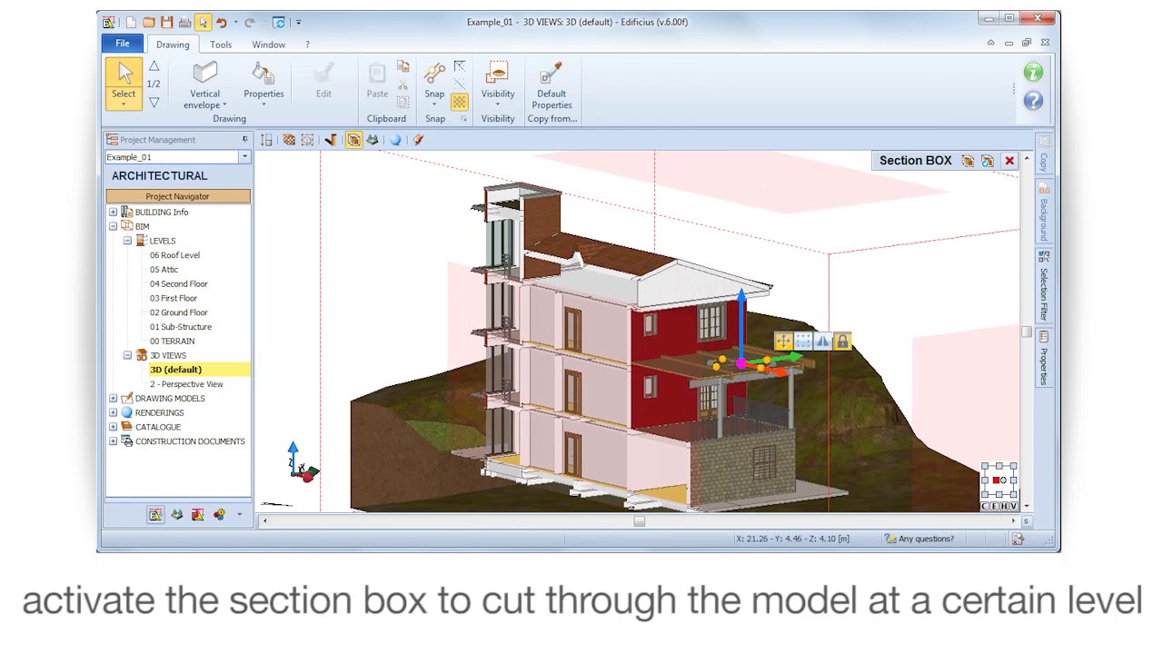 Edificius Tutorial - 3D view options - ACCA software