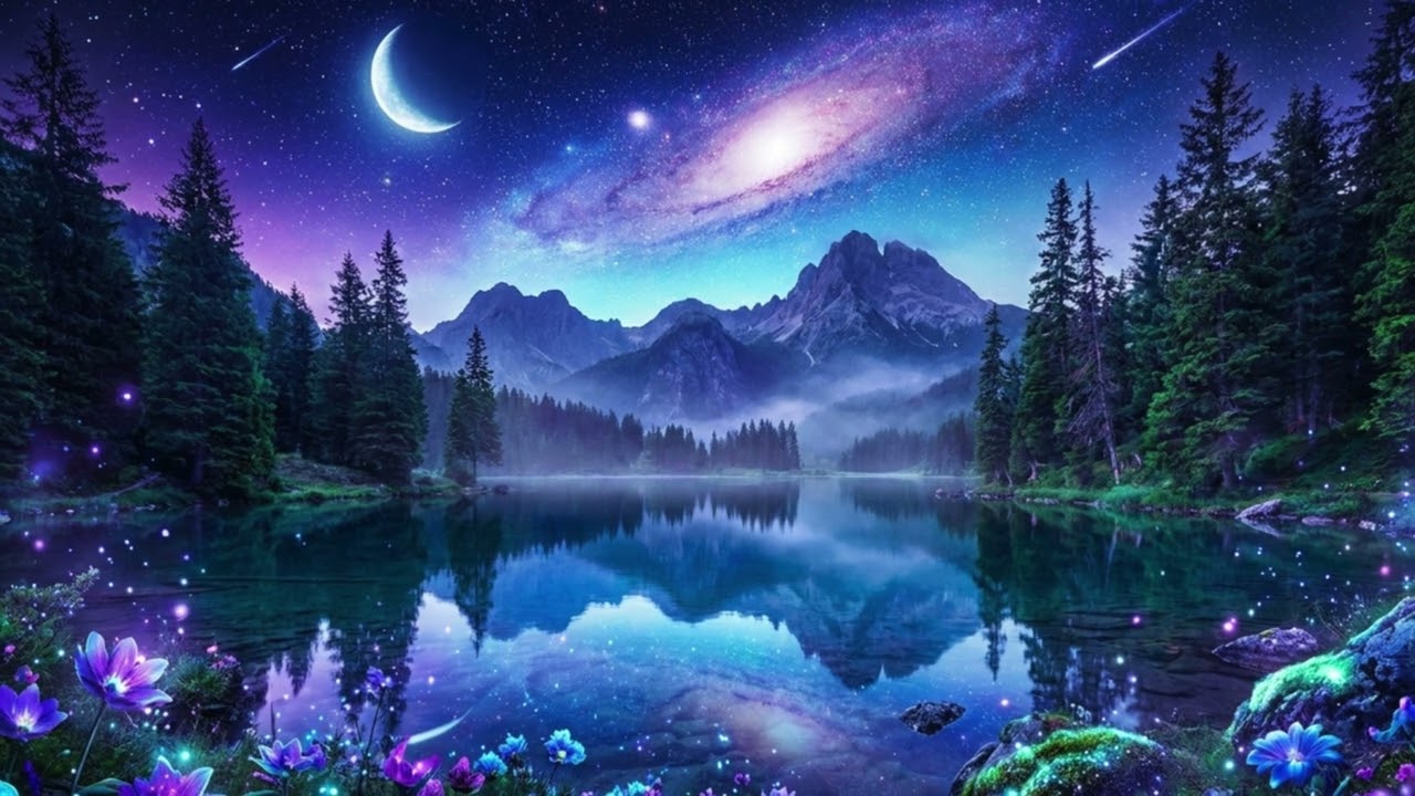 Milky Way | Magical night sky scene with Milky Way | Night Wallpaper