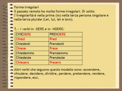 Passato Remoto