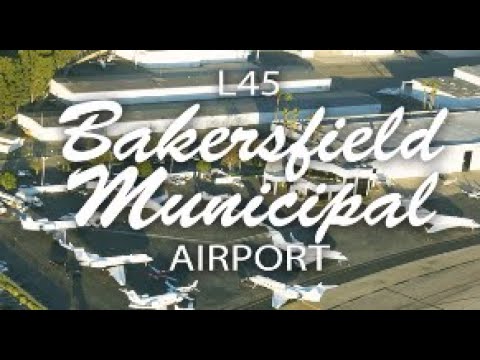 Watch us fly into the Bakersfield Municipal Airport (L45) - Bakersfield, California(LandingPatterns)
