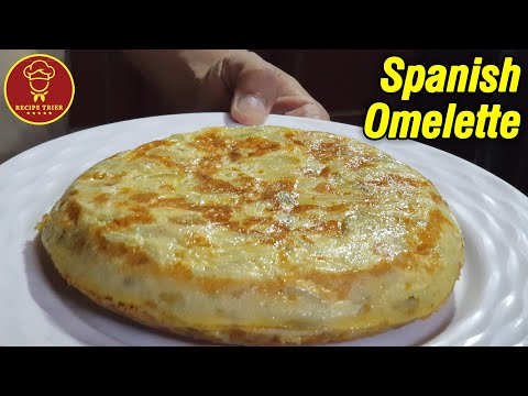 Spanish Omelette Recipe | Spanish Omelet | Tortilla De Patatas Española (English Subtitles)