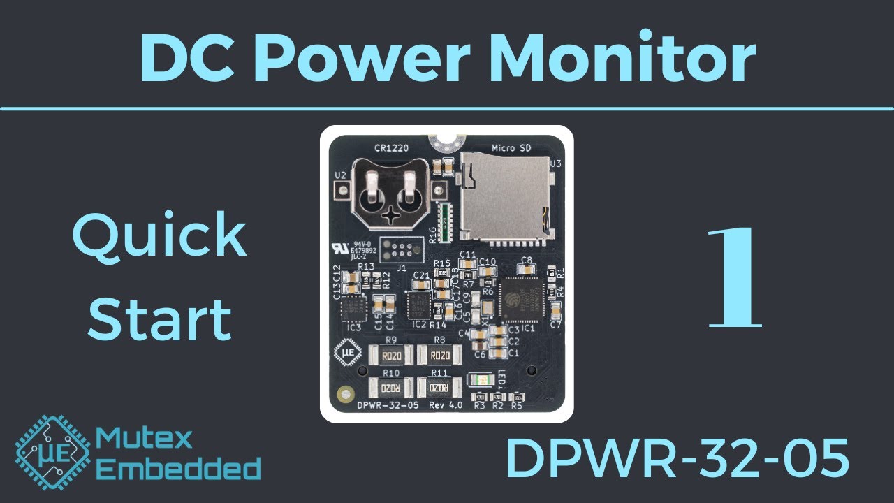 DC Power Measurement Module - 1: Quick Start