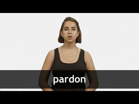 How to pronounce PARDON in French
