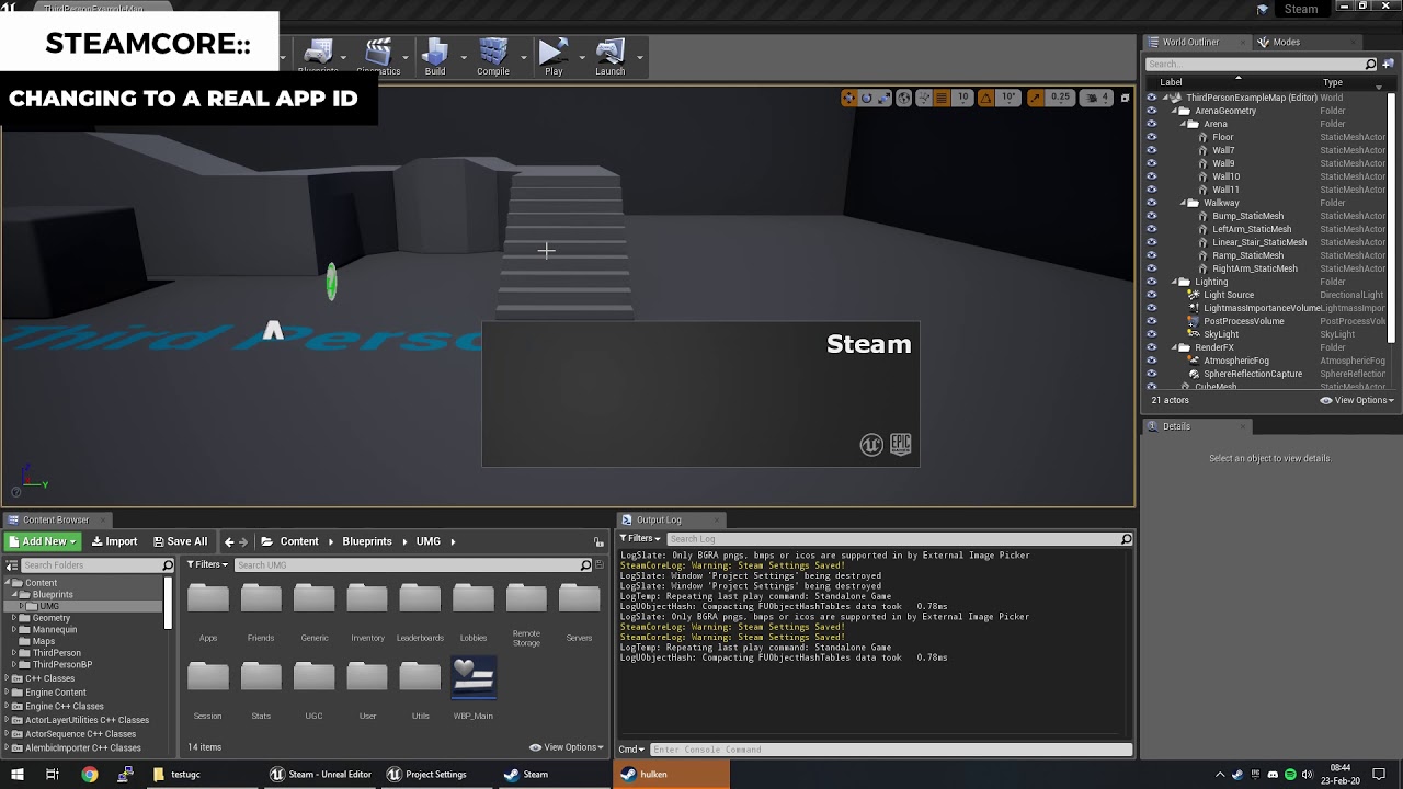 SteamCore:: Plugin for Unreal Engine 4