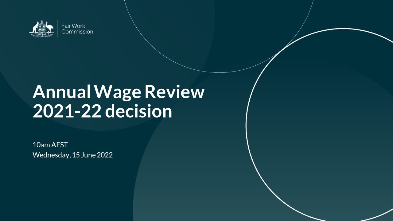 Annual Wage Review 2021-22 decision