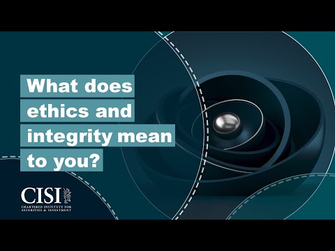 What does ethics and integrity mean to you? - Matt Toms