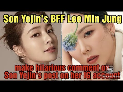 Lee Min Jung savagely comment on Son YeJin latest post and make fun on the flowers on Yejin's head
