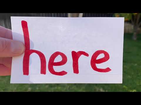 Professor Ginger and the Word Here | Sight Word Here | Read and Spell the High Frequency Word Here