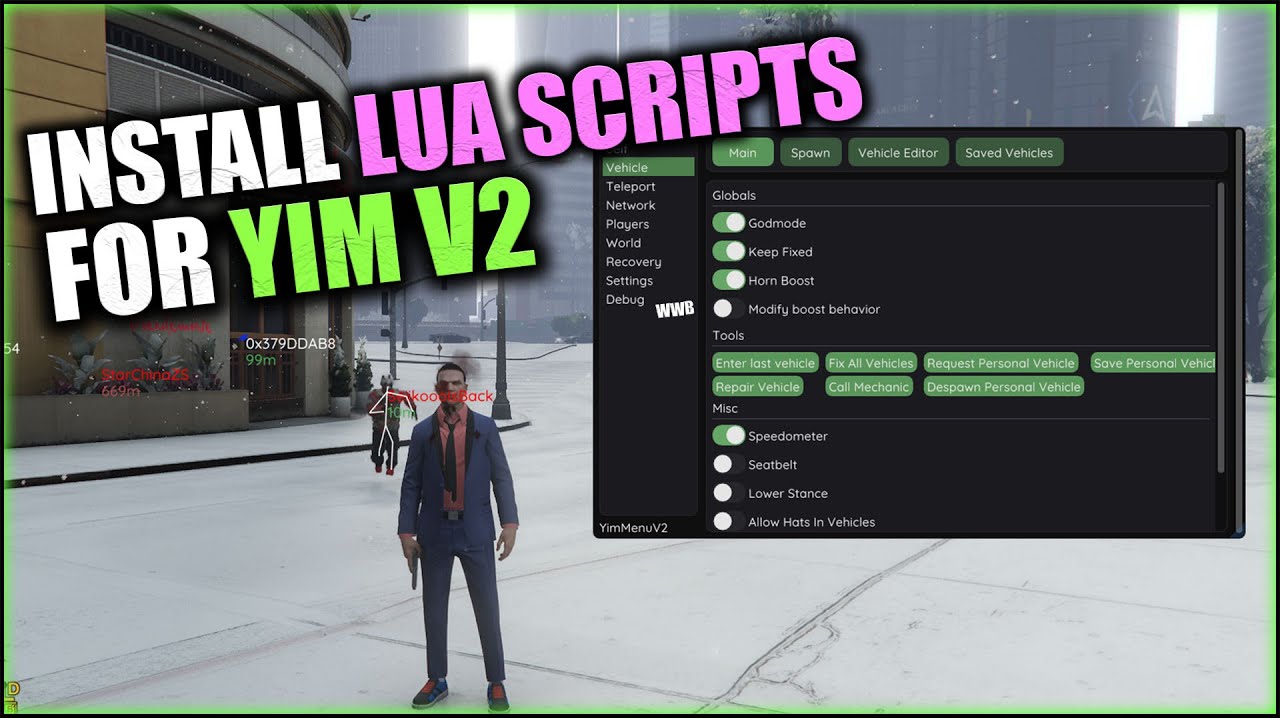 How To Install Lua Scripts For Yim v2 Mod Menu + Download