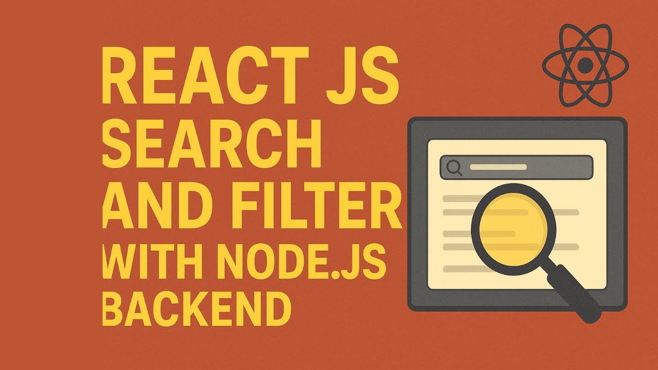 React JS Search and Filter Example | Node.js Backend API Integration