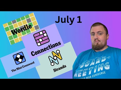 NYT Games | Mon July 1, 2024