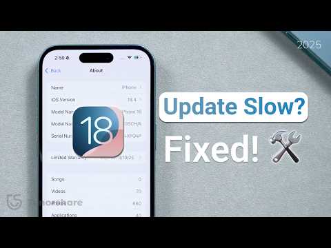 How Long Does the iOS 18 Update Takes? - Fix iOS 18.4 Software Update Failed